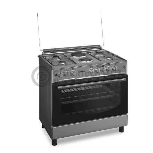 Maxi 60x90cm 4 Gas Burners + 2 Electric Plates Standing Cooker with ...